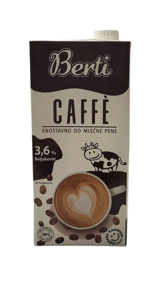 Berti Caffe mleko 1 L